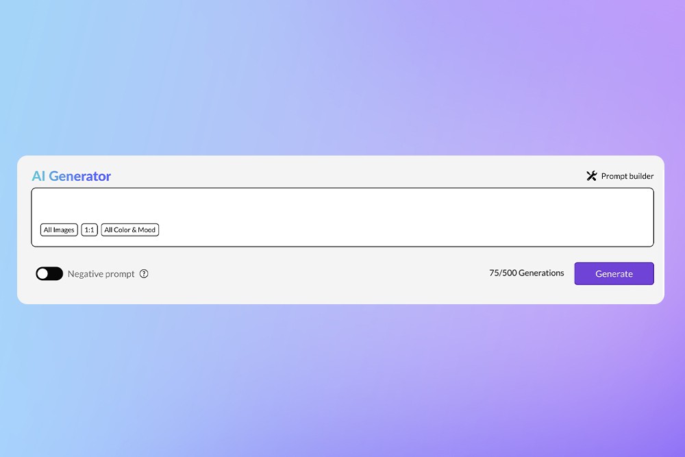 AI Generator User Guide | Getty Images